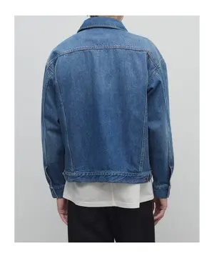 THE ROW Seb Cotton Jacket - Washed Blue