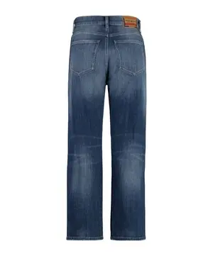 DIESEL® High Waist Denim Jeans With Belt Loops