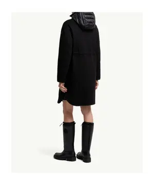 Moncler Bonreposse 3-in-1 Wool Cashmere Long Down Jacket