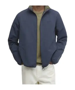 Barbour Korbel Reversible Showerproof Jacket - Navy
