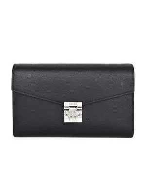 MCM Litchi Emblem Single Shoulder Bag