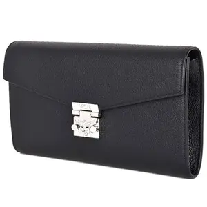 Mcm Litchi Emblem Single Shoulder Bag
