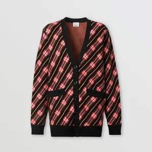 Burberry Icon Stripe Knitted Cardigan