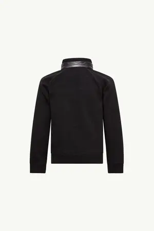 Moncler Fleece Half-zip Sweatshirt - Black