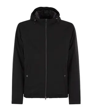 Herno Hooded Casual Jacket - Black