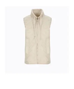 Max Mara Yoro Zip-up Drawstring Gilet - Beige