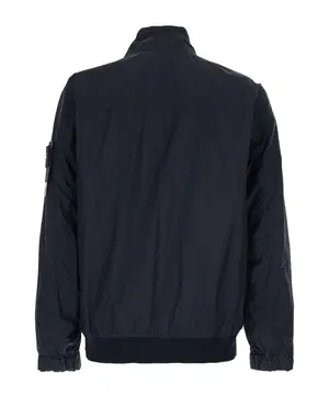 Stone Island Logo Patch Zip-up Jacket