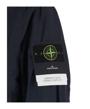 Stone Island Logo Patch Zip-up Jacket