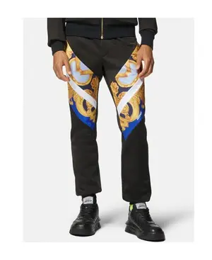 Versace Baroque Printed Panelled Joggers