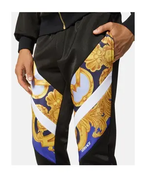 Versace Baroque Printed Panelled Joggers