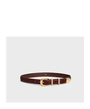 Celine Medium Western Belt - Brown