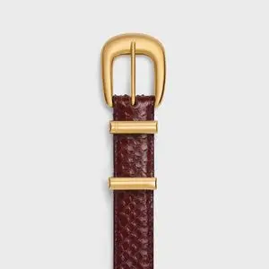 Celine Medium Western Belt - Brown