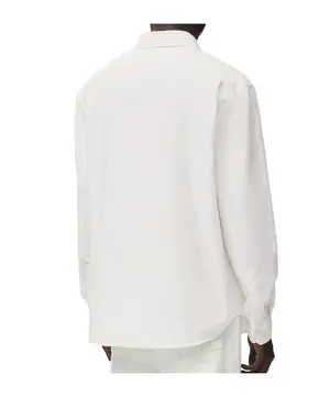 Loewe Logo Embroidered Long-sleeved Shirt