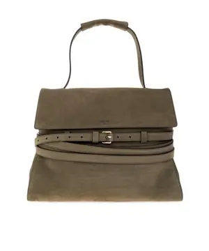 Moschino Tie Detailed Shoulder Bag - Brown