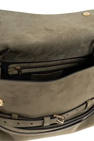 Moschino Tie Detailed Shoulder Bag - Brown