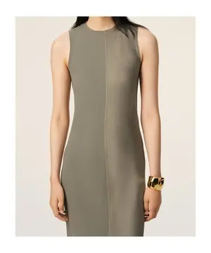 Ami Long Straight Dress