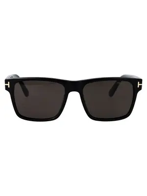 TOM FORD Calder Square Frame Sunglasses - Black