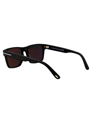 TOM FORD Calder Square Frame Sunglasses - Black