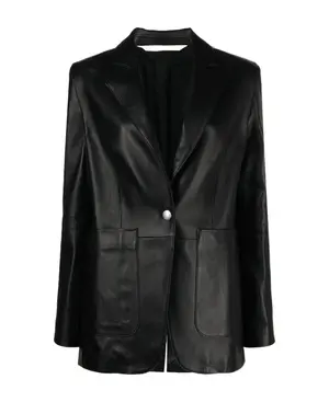 Palm Angels Leather Track Blazer