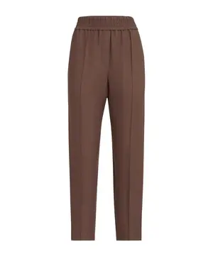 Brunello Cucinelli Fluid Twill Baggy Pull-on Trousers