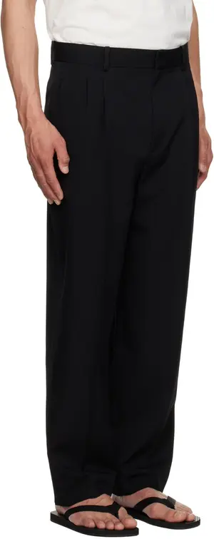 THE ROW Silas Pleated Trousers