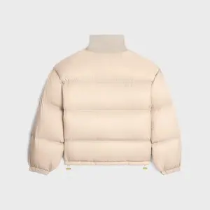 Celine Puffer Jacket In Light Nylon