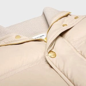 Celine Puffer Jacket In Light Nylon