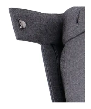 Incotex High-waisted Casual Pants With Ankle Slits - Gray