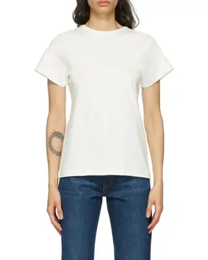 TOTEME Short Sleeve Crewneck T-shirt