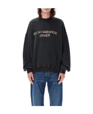Off-White Logo Printed Crewneck Sweatshirt