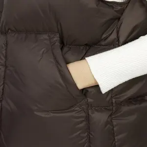Celine Sleeveless Puffer Jacket In Light Nylon