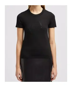 Moncler Embellished Logo Crewneck T-shirt