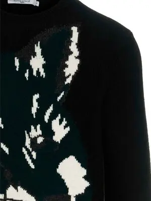 Maison Kitsuné Fox Head Jacquard Jumper