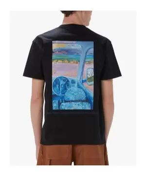 J.W.ANDERSON Jw Anderson Anchor Embroidered Back Printed T-shirt