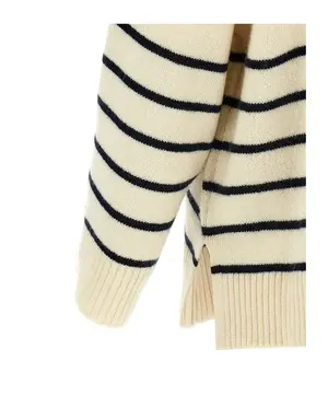 Max Mara Striped V-neck Jumper