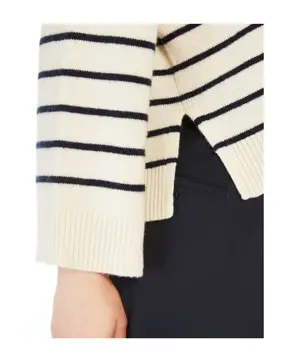 Max Mara Striped V-neck Jumper