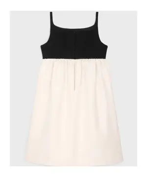 Celine Muguet Dress In Double Wool Crêpe