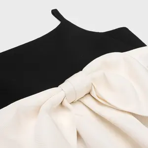 Celine Muguet Dress In Double Wool Crêpe