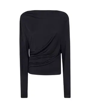 Jacquemus Draped Long Sleeve Top