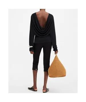 Jacquemus Draped Long Sleeve Top