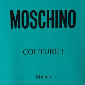 Moschino Organic Cotton Logo Print Sweatshirt