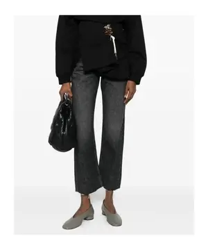MAISON MARGIELA Straight-leg Frayed Hem Jeans