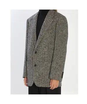 Celine Garçon Jacket In Herringbone Wool Natt