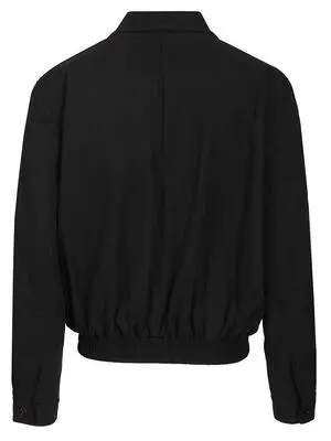 Saint Laurent Cassandre Short Jacket - Black