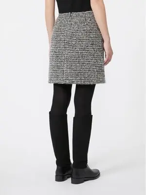 Max Mara Wool And Alpaca Blend Mini Skirt