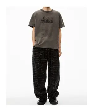 Alexander Wang Distressed Skyline T-shirt