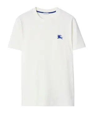Burberry Ekd Embroidered Crewneck T-shirt - White