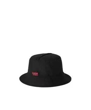 Gucci Reversible Gg Bucket Hat - Black