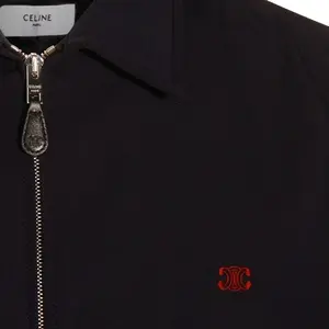 Celine Blouson In Cotton And Wool Gabardine