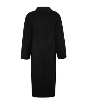 Loulou De Saison Double-breasted Wool Coat - Black